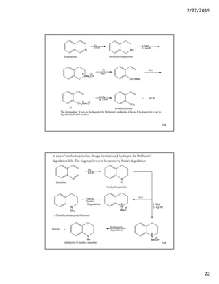 alkaloids -General methods of structural elucidation of Alkaloids ...