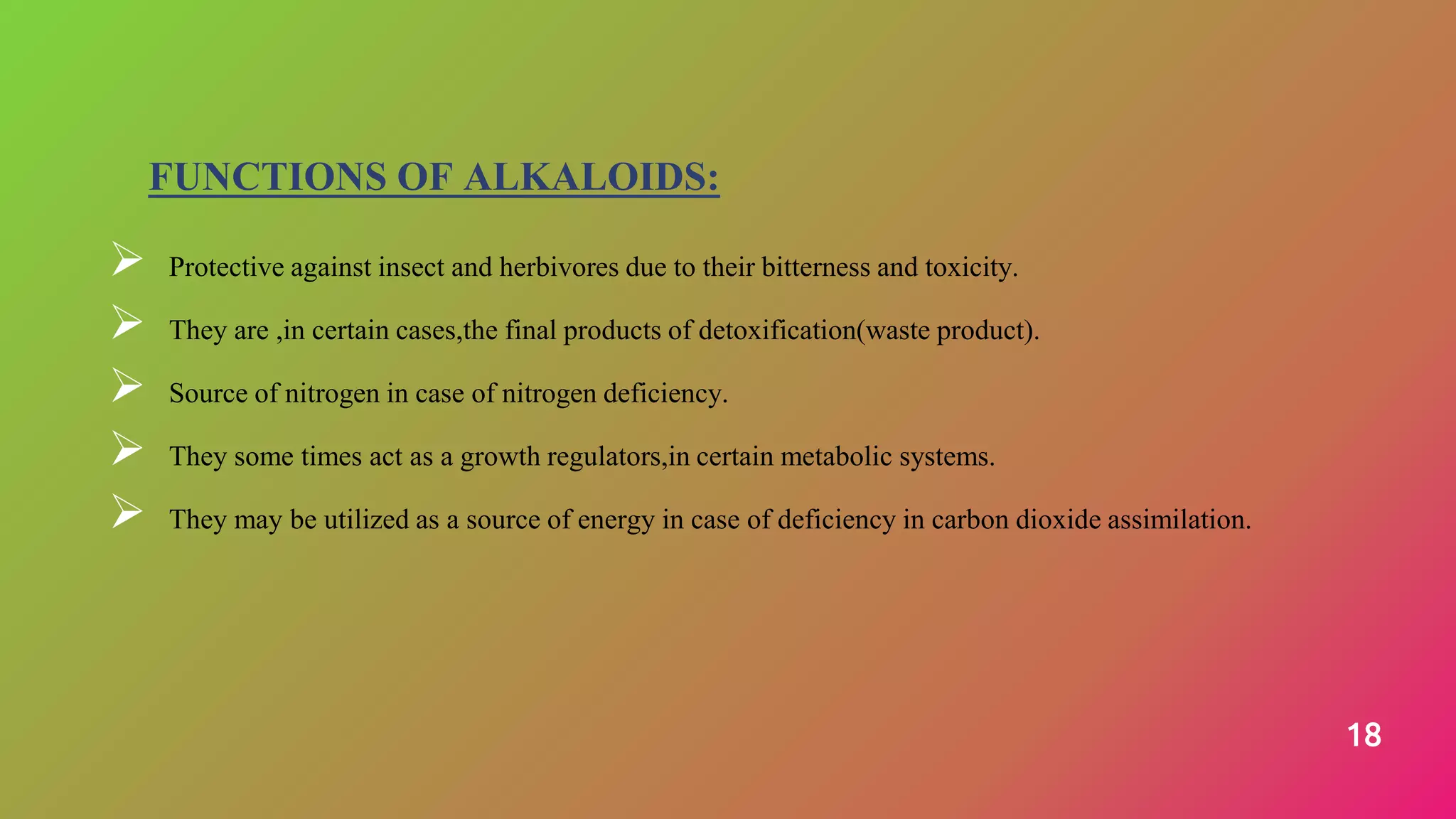 Alkaloids classification ppt1 | PPT Alkaloids classification ppt1 | PPT