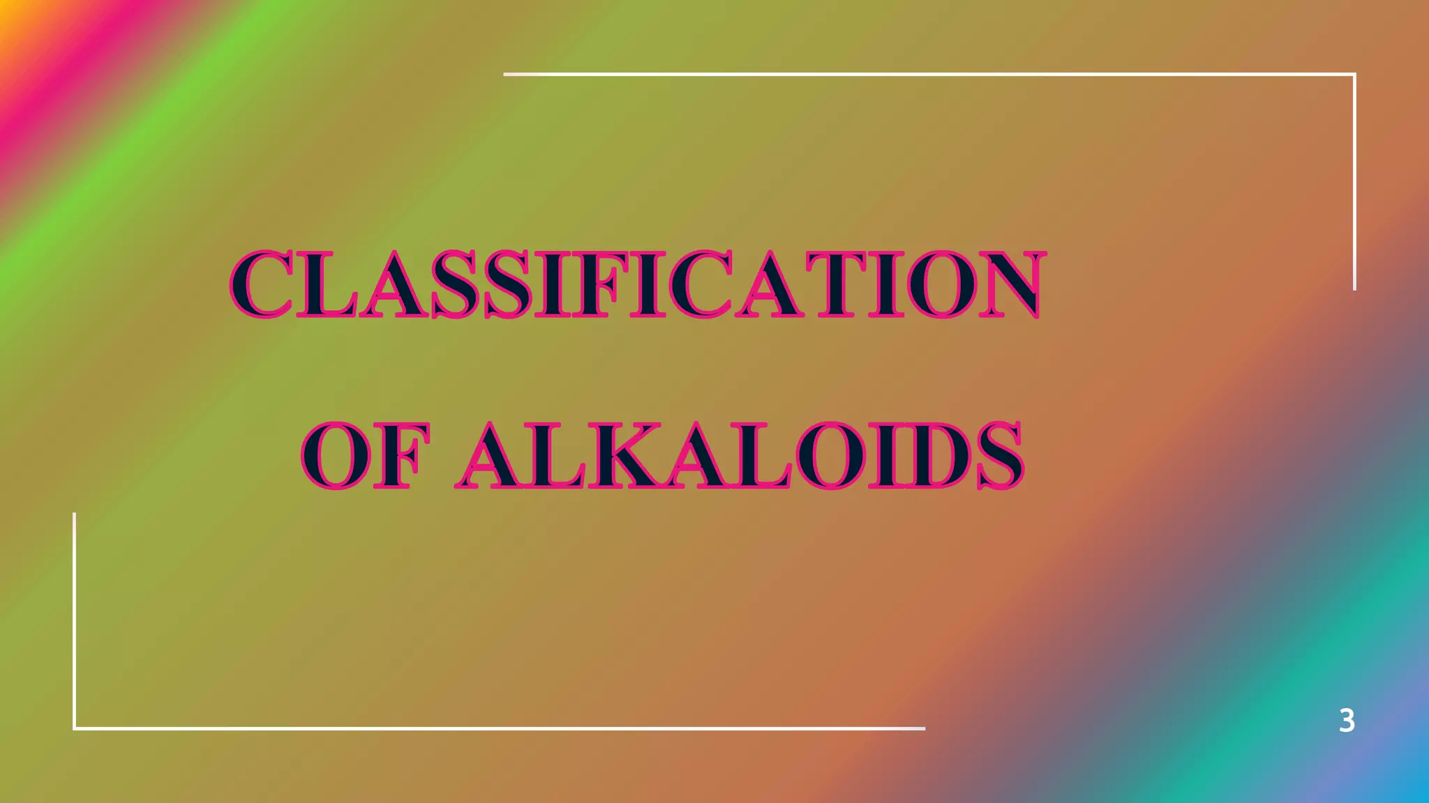 Alkaloids classification ppt1 | PPTX