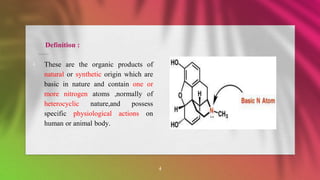Alkaloids part-1 | PPTX