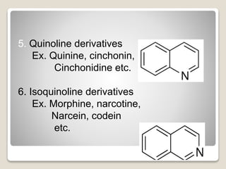Alkaloids: Introduction, Property and classification | PPT