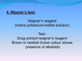 Alkaloids: Introduction, Property and classification | PPT
