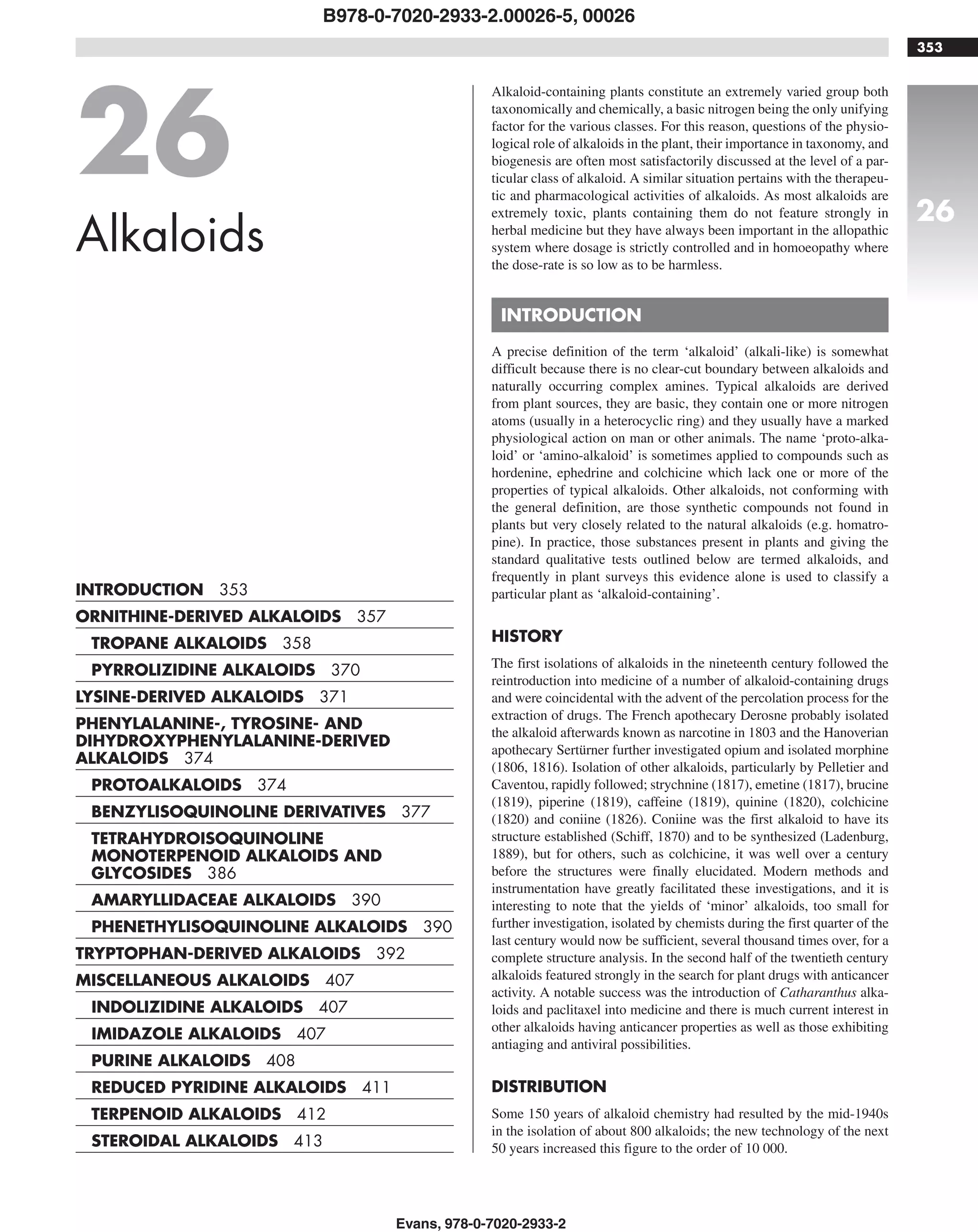 Alkaloids | PDF