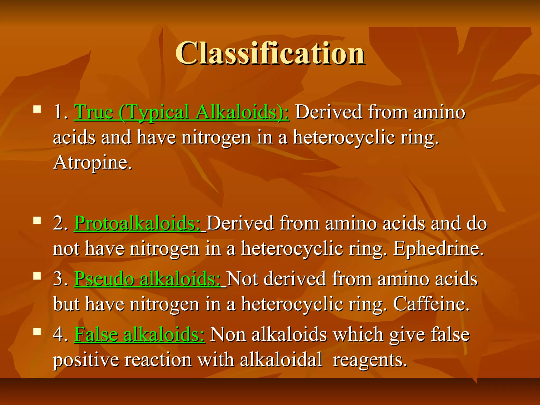 Alkaloids in fungi | PPT