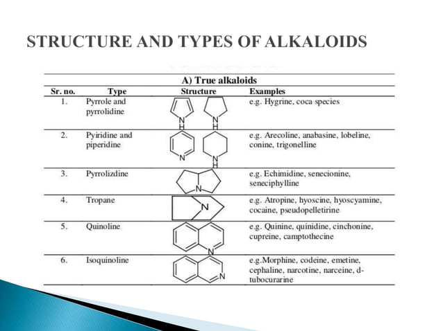 Alkaloids in plants | PPTX