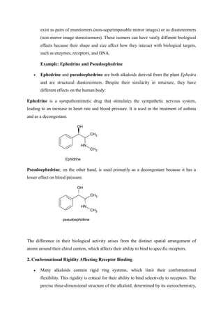 Alkaloids, classification, structural Elucidation. | PDF