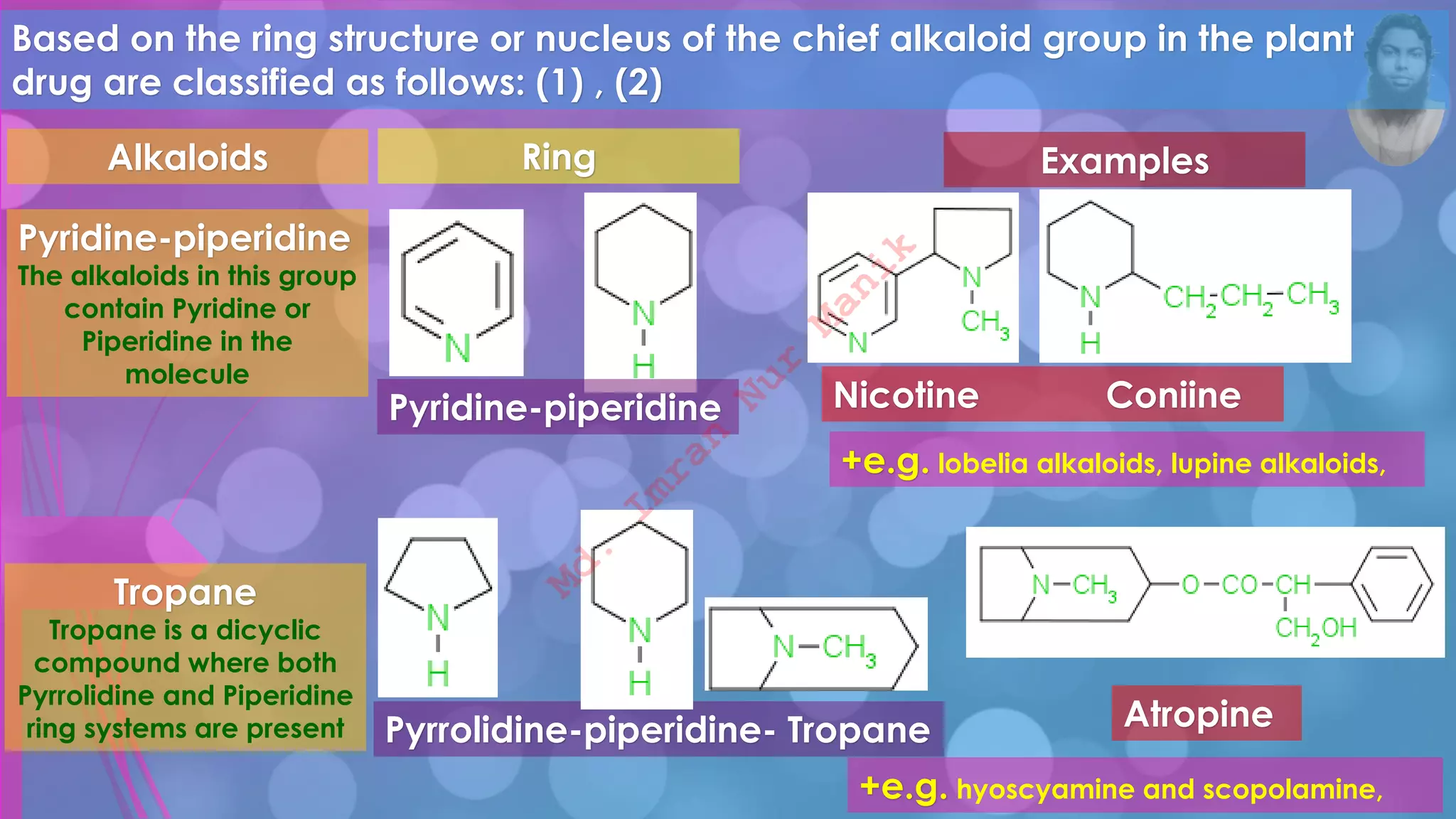 Alkaloids (Pharmacognosy) MANIK | PDF