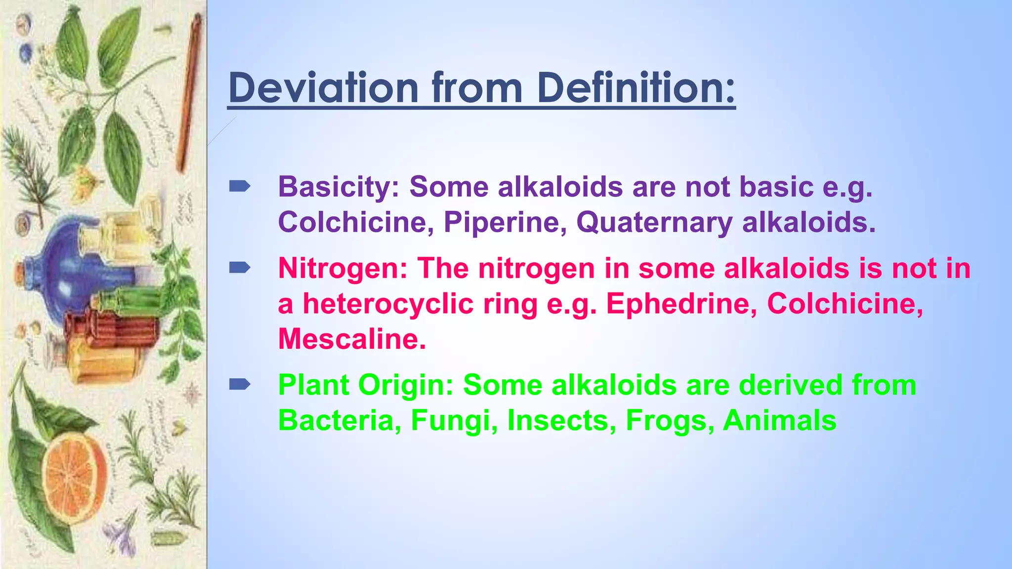 Alkaloids ppt | PPTX