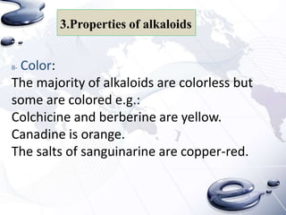 Alkaloids | PPT