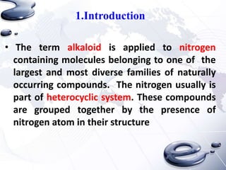 Alkaloids | PPT