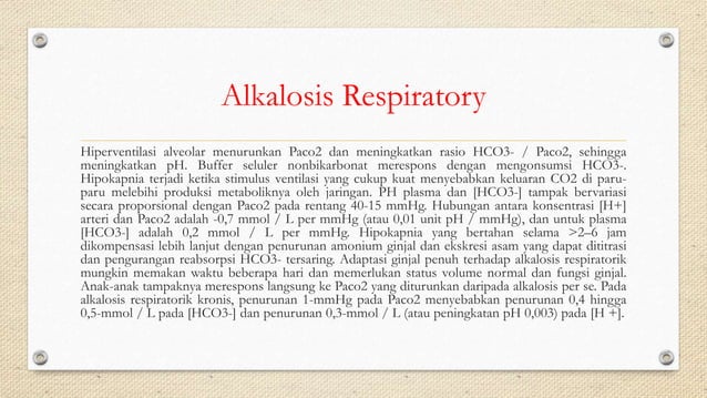 Alkalosis | PPT