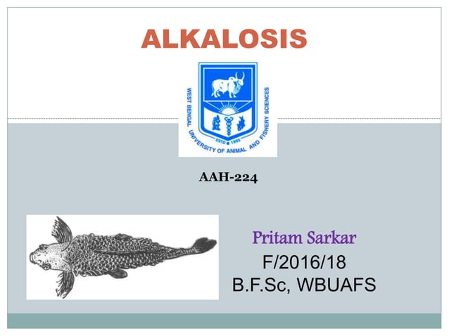 Alkalosis in Fish | PPT