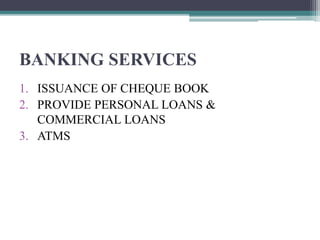 types of financial services | PPTX