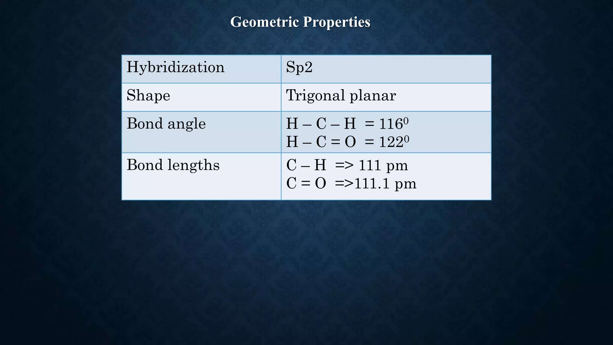 formaldehyde | PPTX