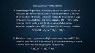formaldehyde | PPTX