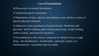 formaldehyde | PPTX