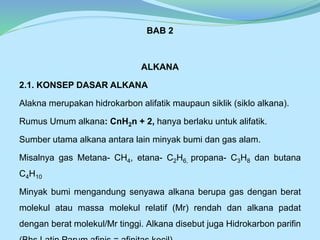 MATA KULIAH KIMIA ORGANIK 1 (ALKANA).pptx
