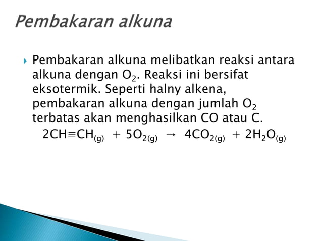 Alkana, alkena dan alkuna | PPTX