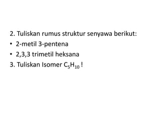 Alkana dan alkena s | PPT