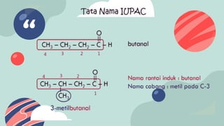 Alkanal Aldehid Kimia Mipa Xll Ipa 3 Pptx