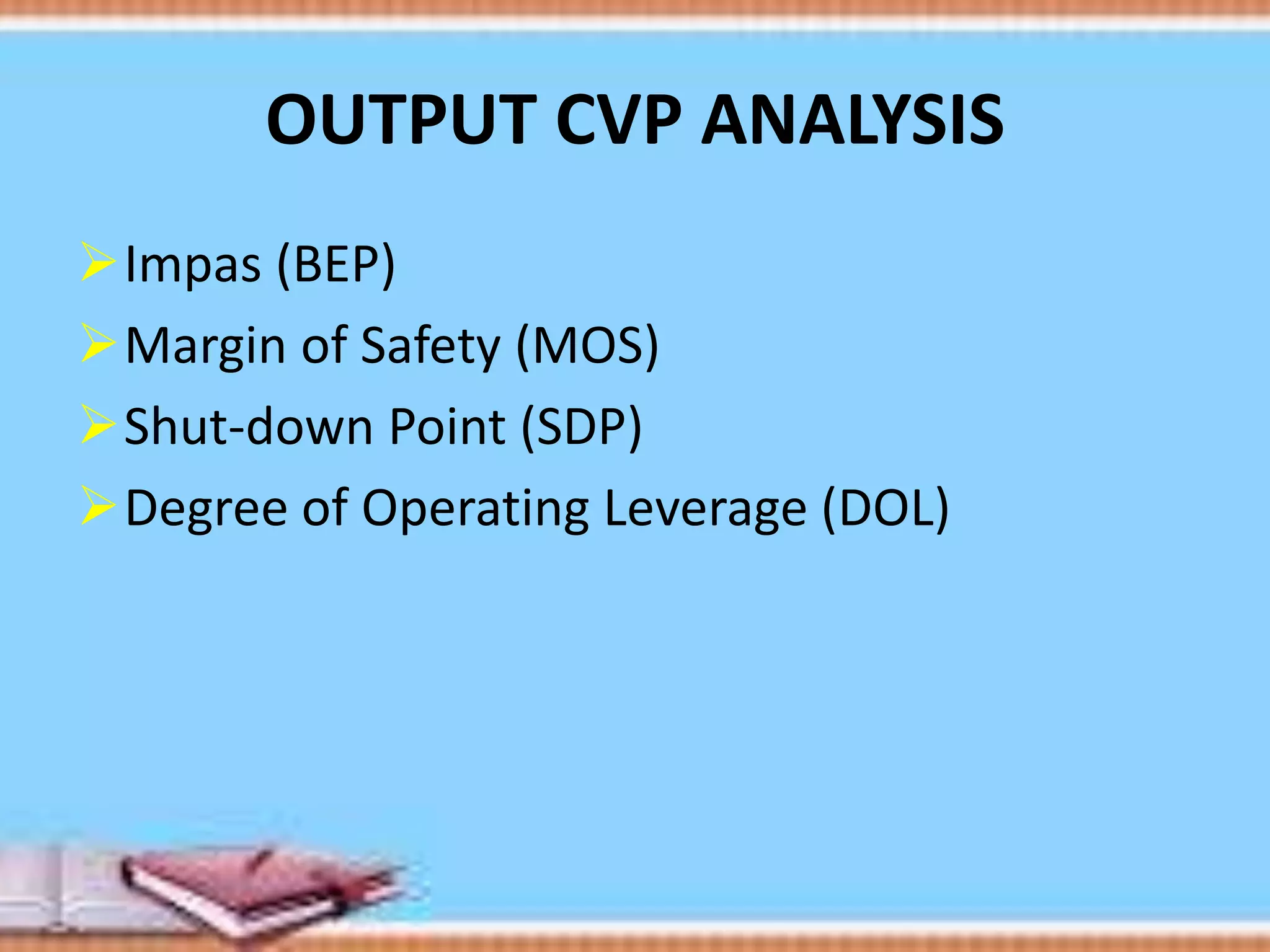 Alk analisis bep | PPTX