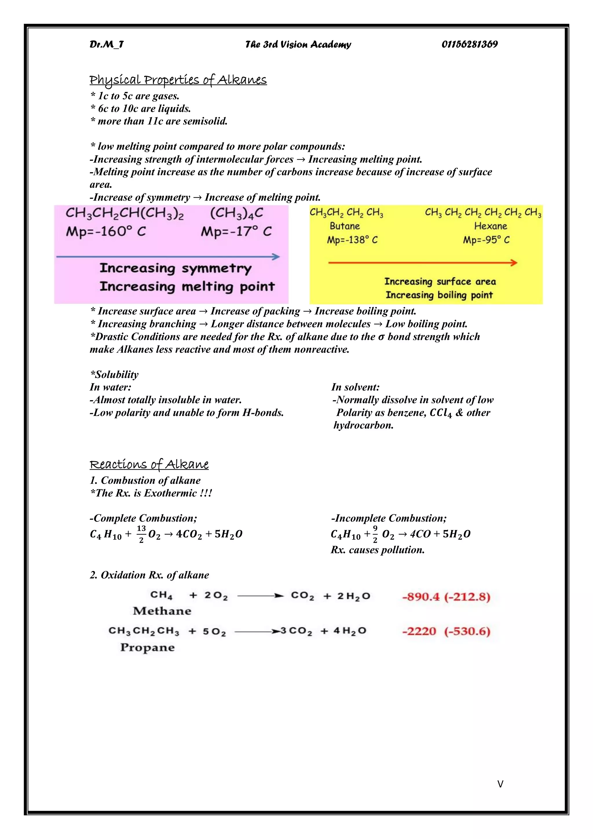 Alkane Pdf