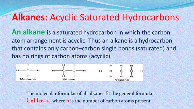 Alkane alkene and alkynes | PPTX