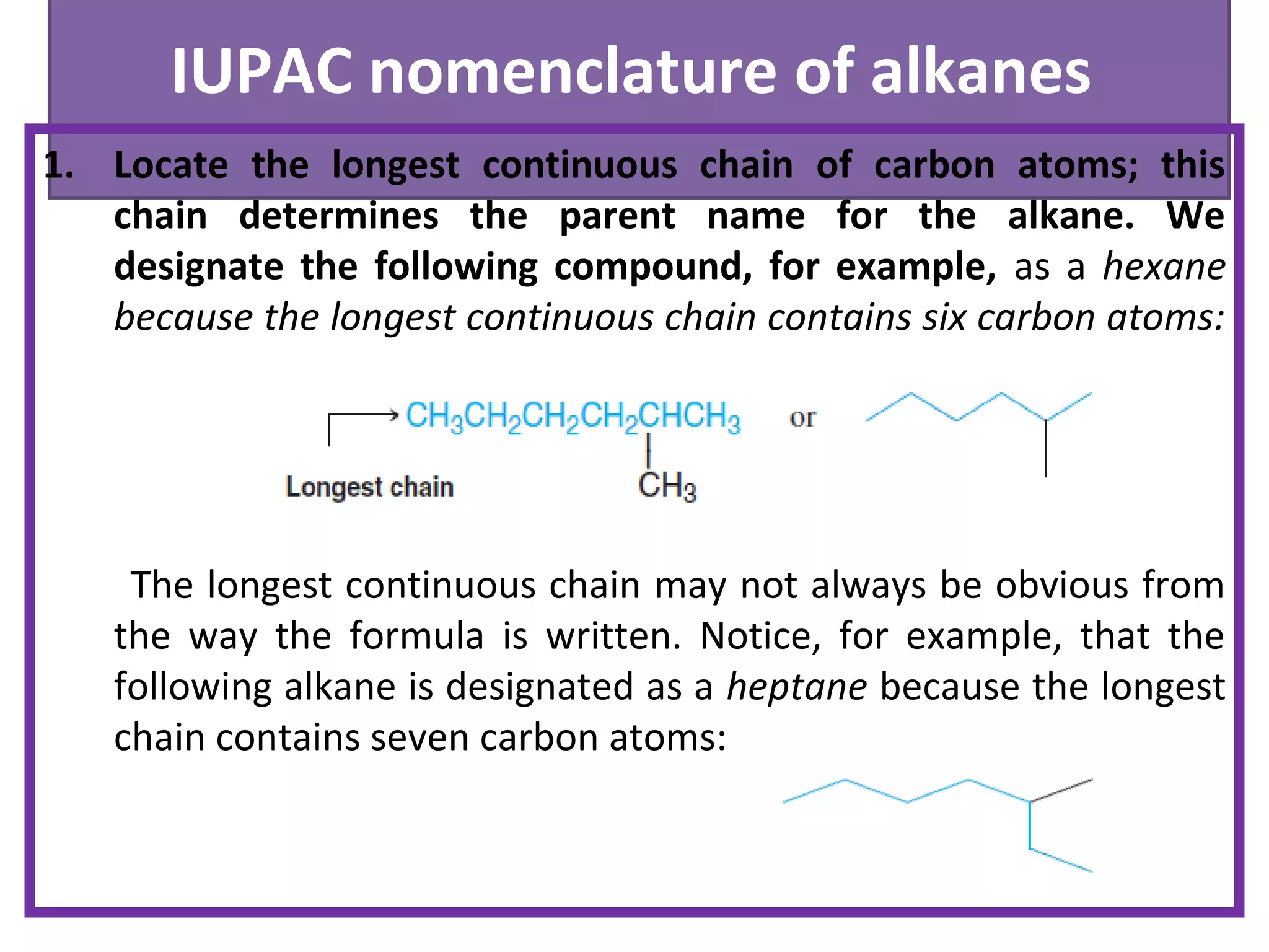 Alkane 11 | PPT | Chemistry | Science