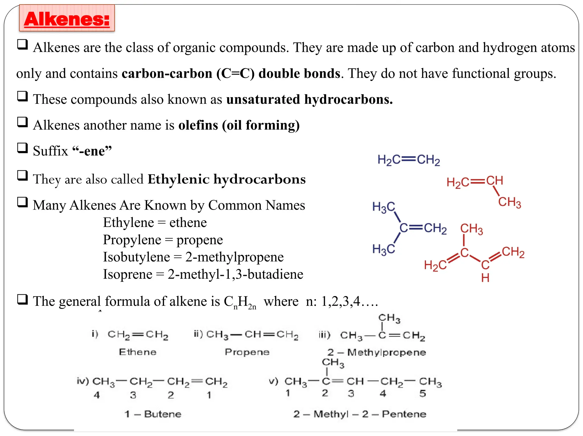 POC- I (UNIT-2) ALKANE, ALKENE AND CONJUGATED DIENES | PPTX