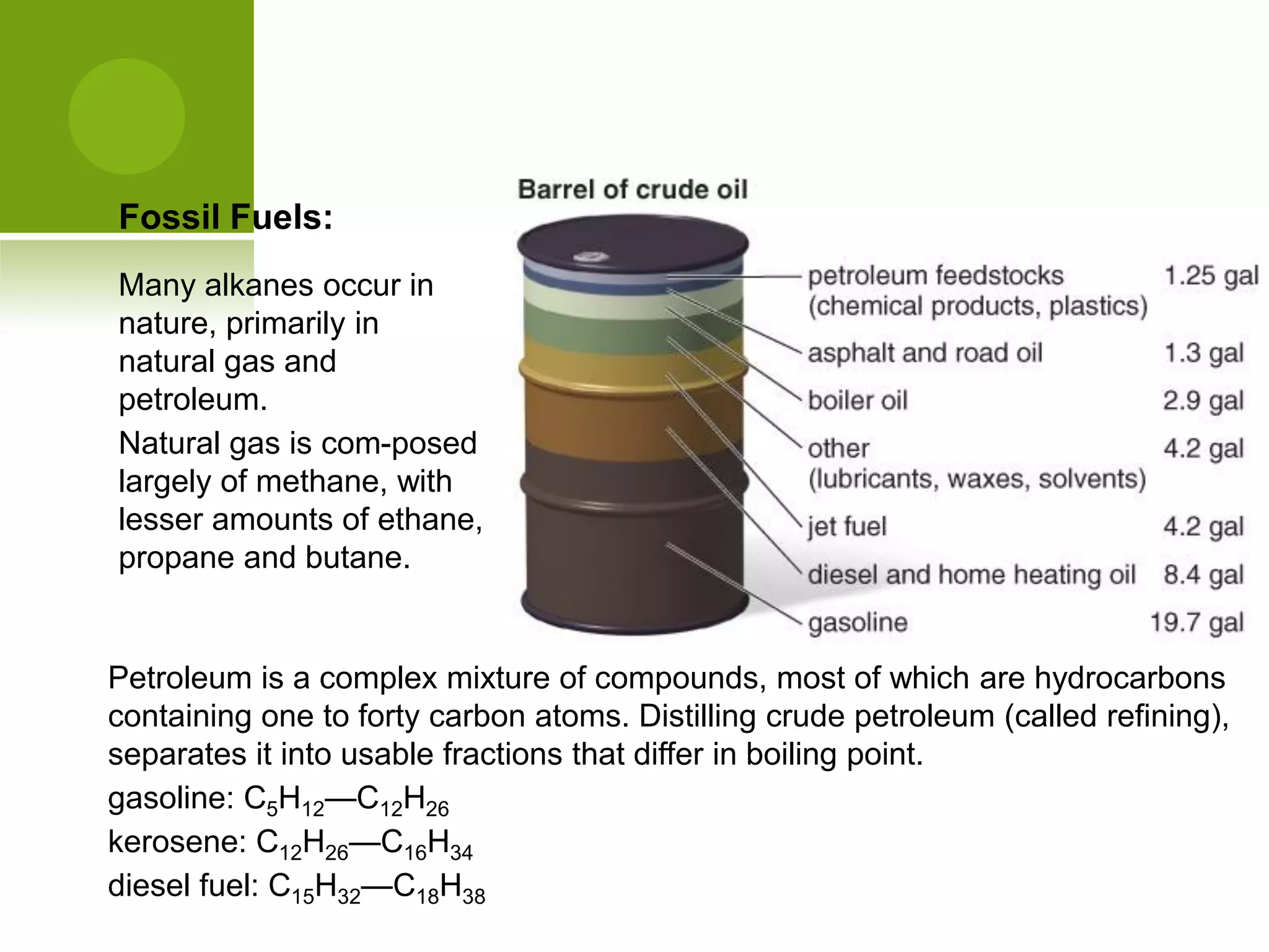 Alkane and cycloalkanes | PDF