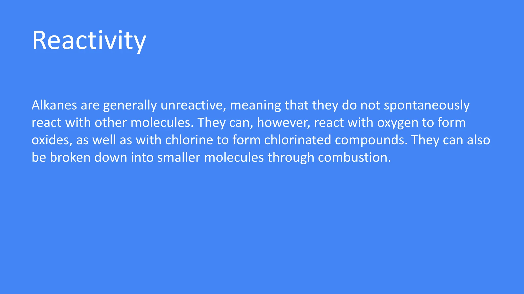 Powerpoint outline on Alkanes for CSEC Chemistry.pptx