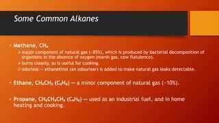 Alkanes and their reactions | PPTX