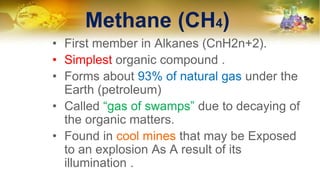 Alkanes preparation and physical properties. | PPTX | Chemistry | Science