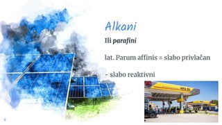 Alkani - parafini | PPTX