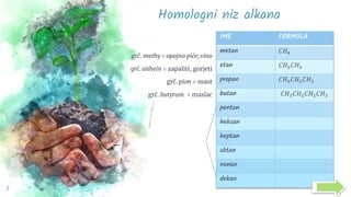 Alkani - parafini | PPTX