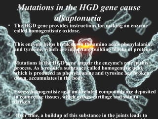 Alkaptonuria | PPT