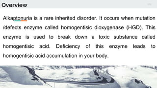 Alkaptonuria | PPTX