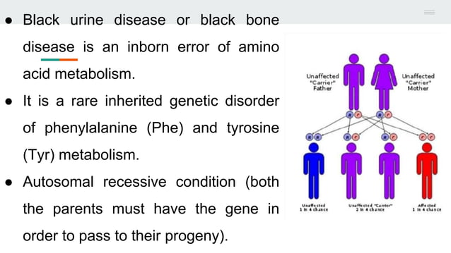 Alkaptonuria | PPTX