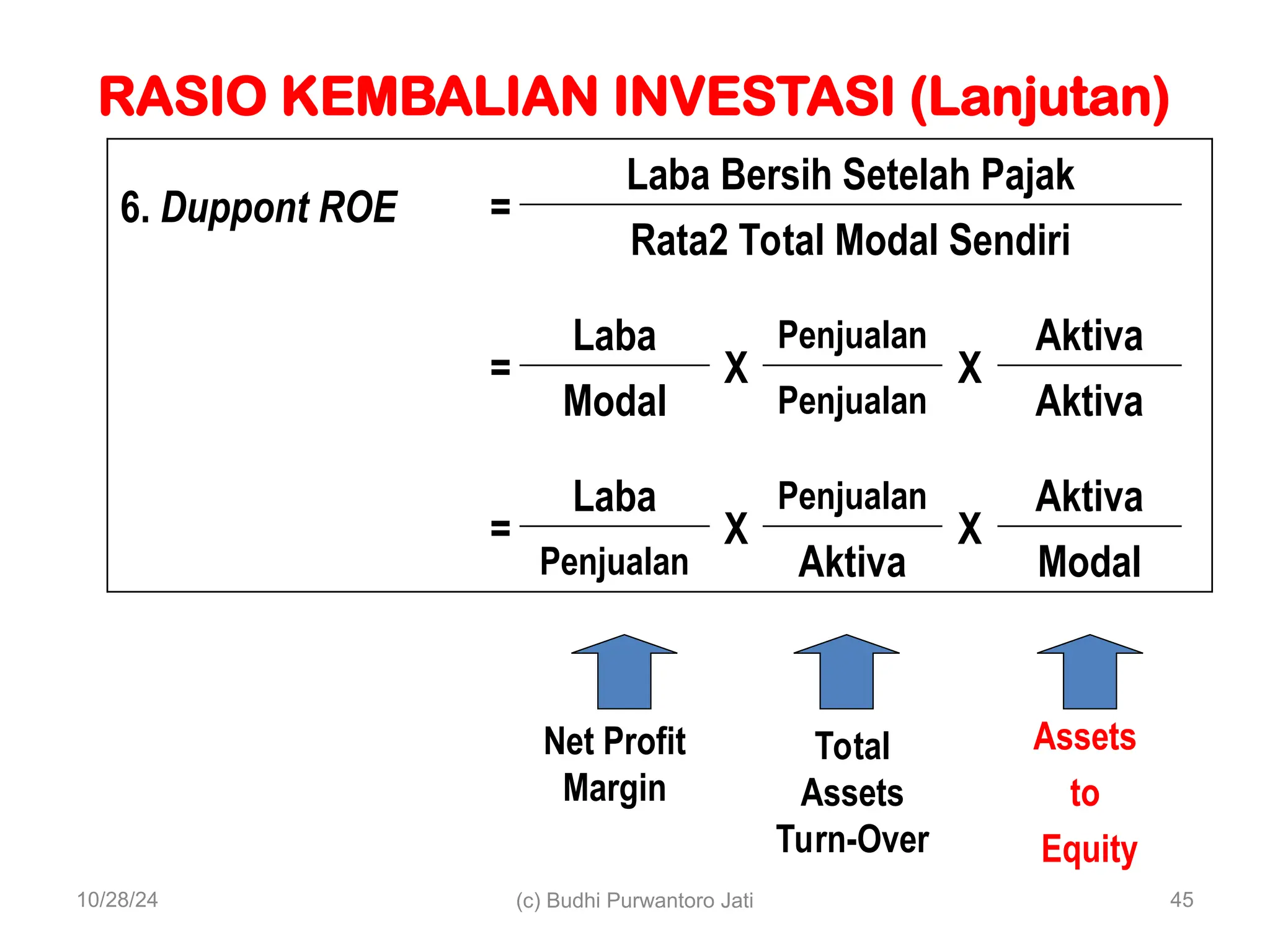 Materi Analisis Rasio Mata Kuliah Analisis Laporan Keuangan | PPT