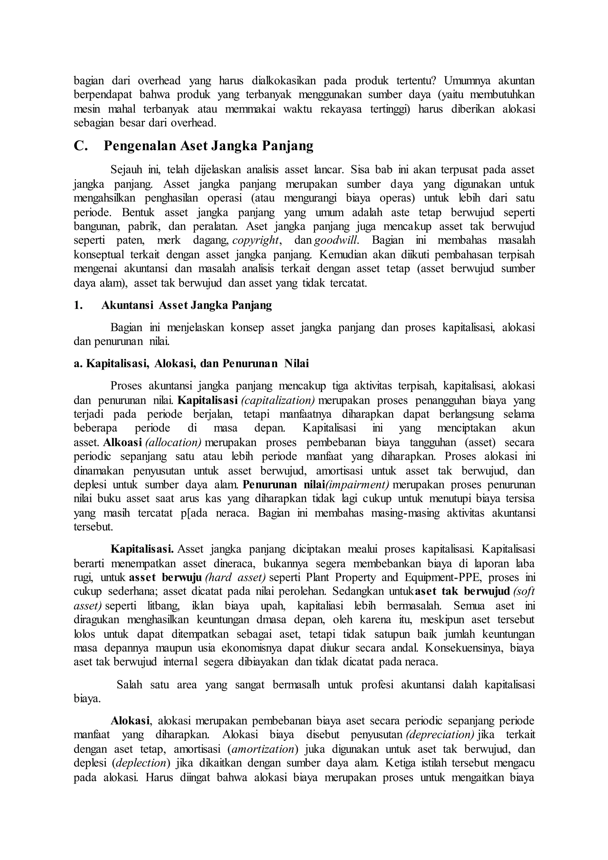 Alk bab 3 analisis aktivitas investasi | DOCX