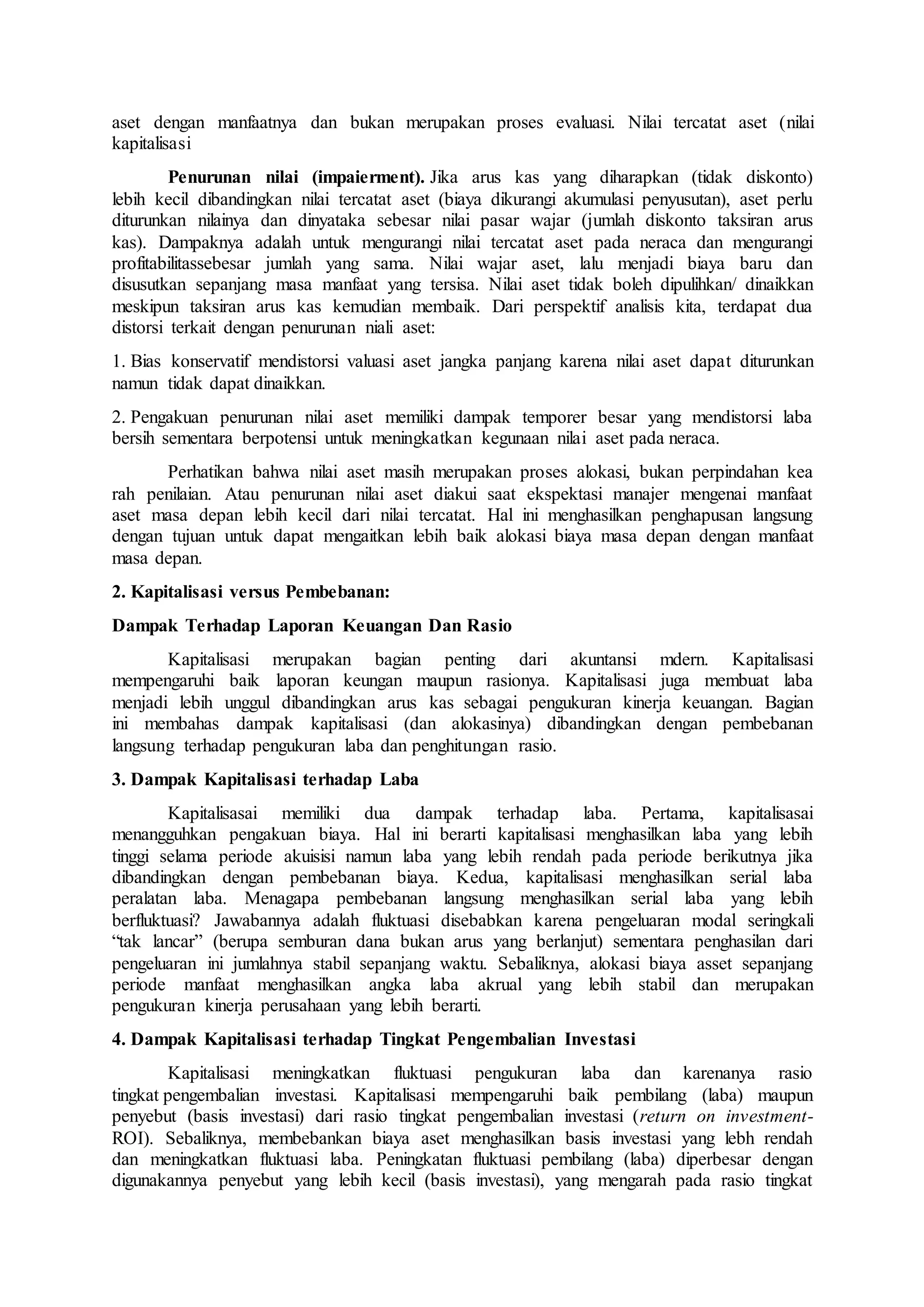 Alk bab 3 analisis aktivitas investasi | DOCX