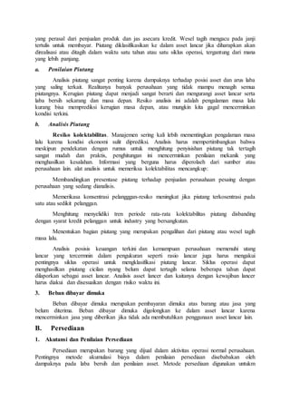 Alk bab 3 analisis aktivitas investasi | DOCX