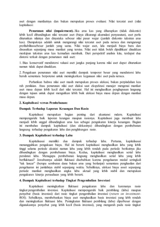 Alk bab 3 analisis aktivitas investasi | DOCX