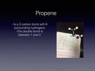 Alkene Molecular Geometric Project 1/17/18 | PDF