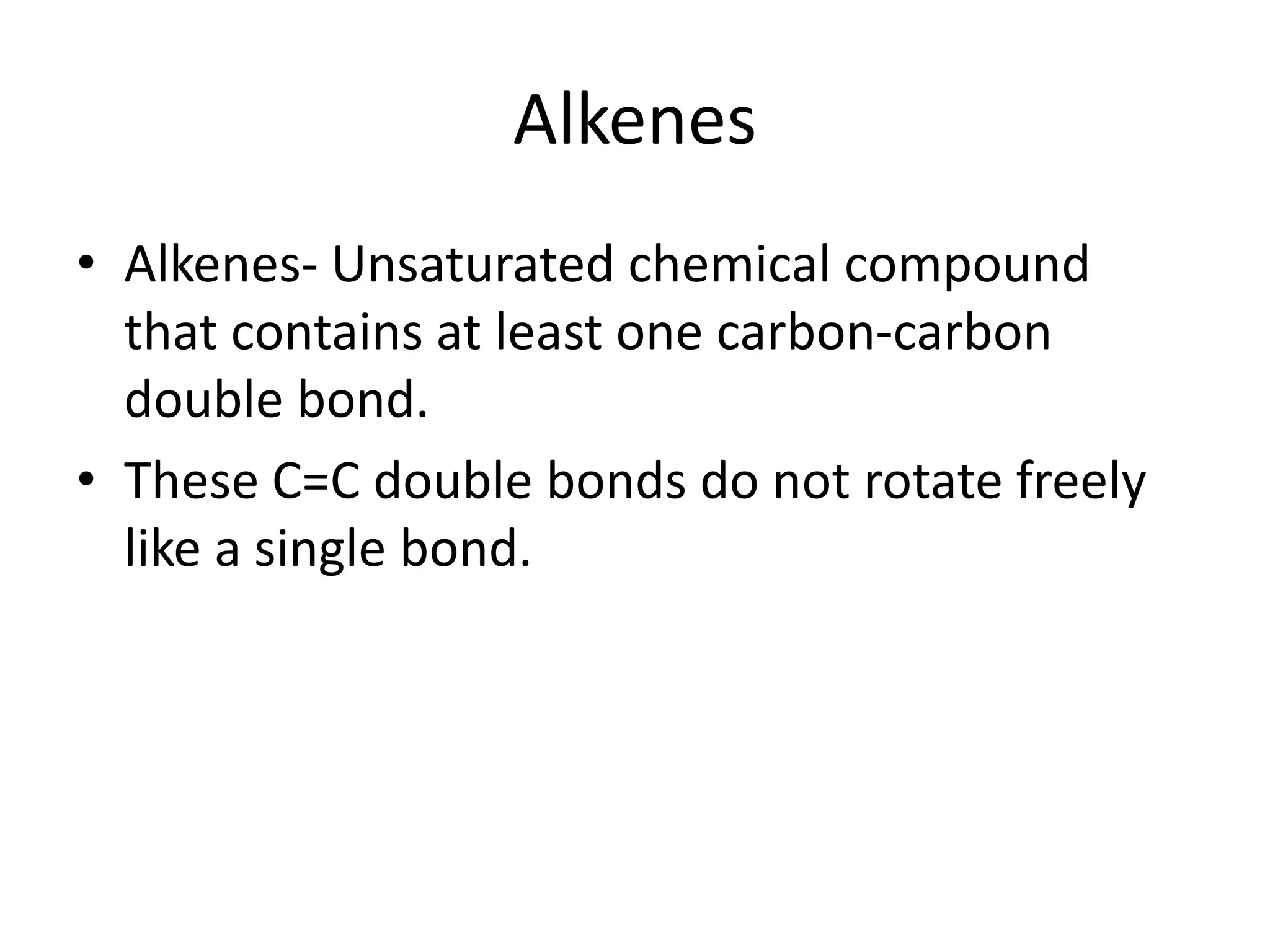 Alkenes | PPTX