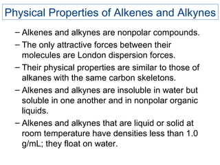 Alkenes&alkynes | PPT