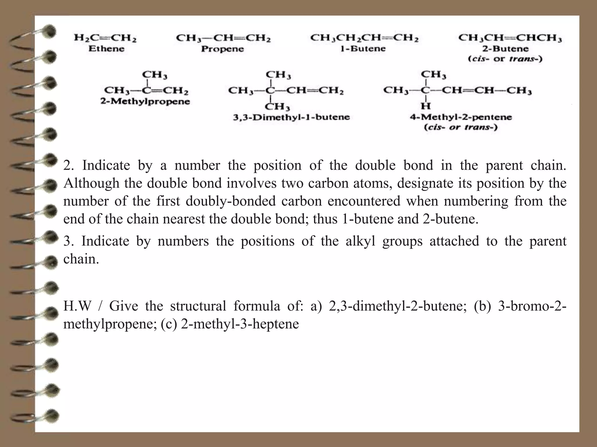 Alkenes compounds | PPT | Chemistry | Science