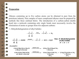 Alkenes compounds | PPT | Chemistry | Science