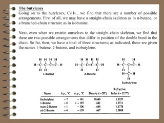 Alkenes compounds | PPT | Chemistry | Science