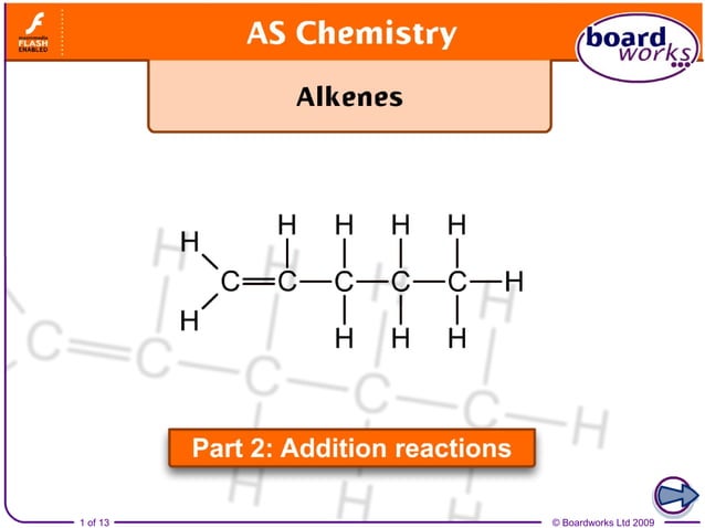 Alkenes part 2 addition reactions | PPT | Chemistry | Science